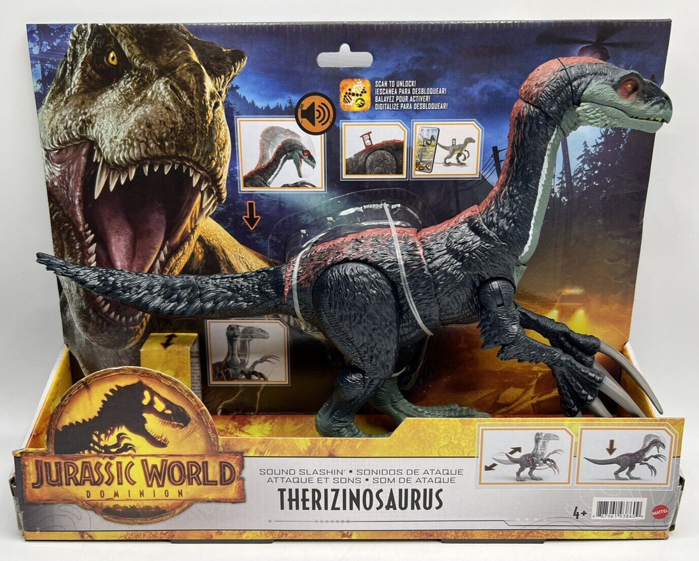 2021 Jurassic World: Dominion Sound Slashin' Slasher Therizinosaurus ...