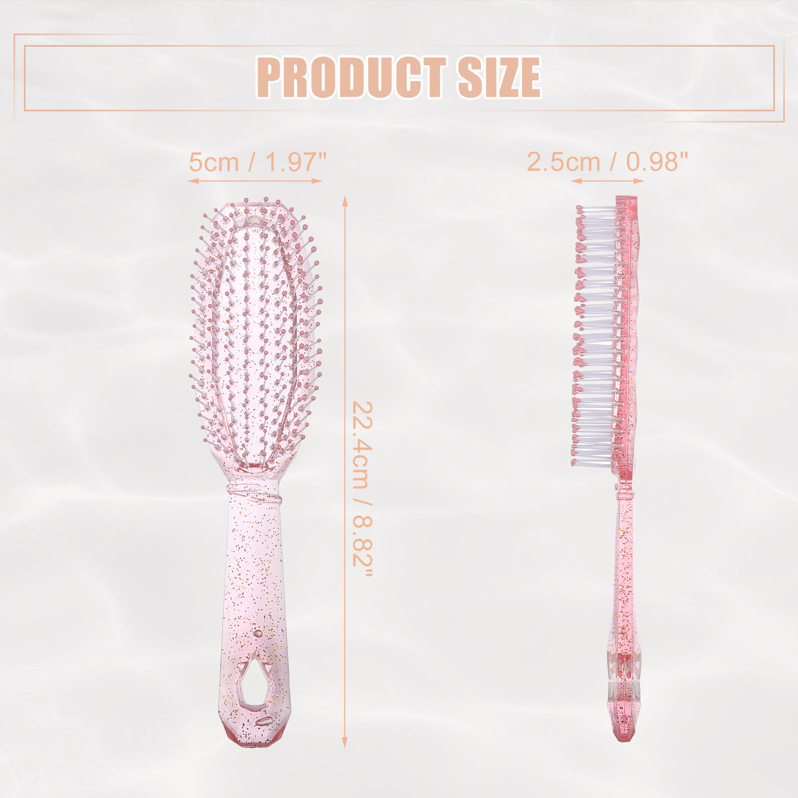 Bling Hair Brush Detangling Brush for Women and Men Travel Wet Hair ...