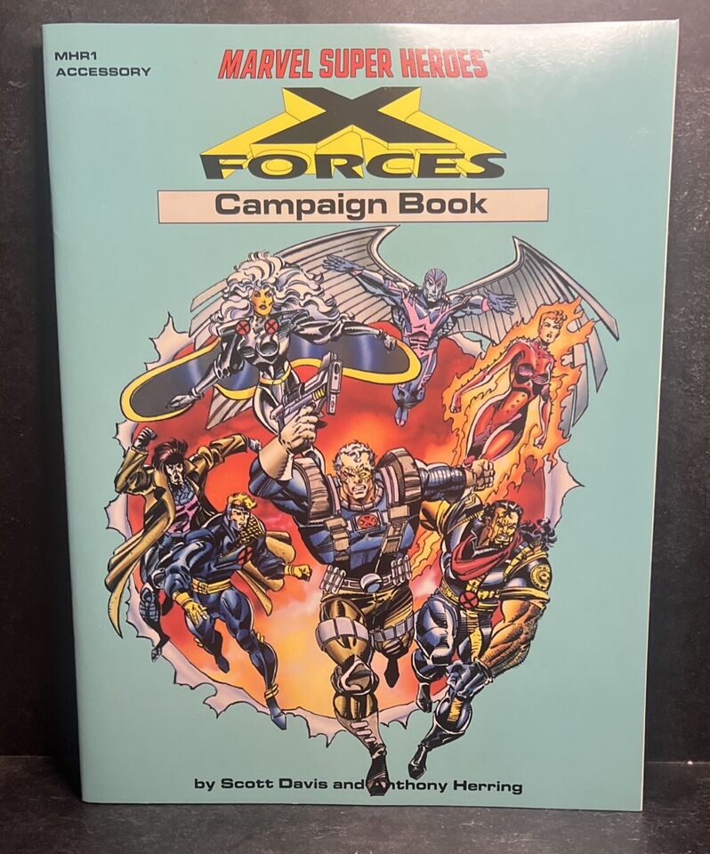 TSR Marvel Super Heroes X-Forces The Mutant Update VG/VG+ Complete Nice ...