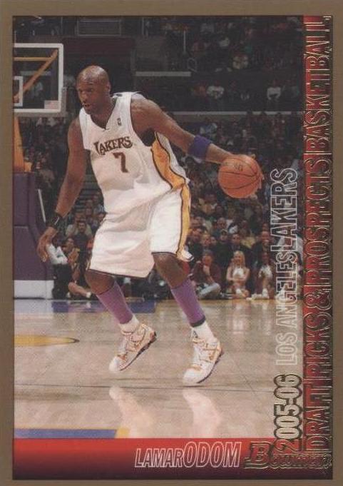 2005-06 Bowman Draft Picks & Prospects - Lamar Odom #96 Gold for sale ...