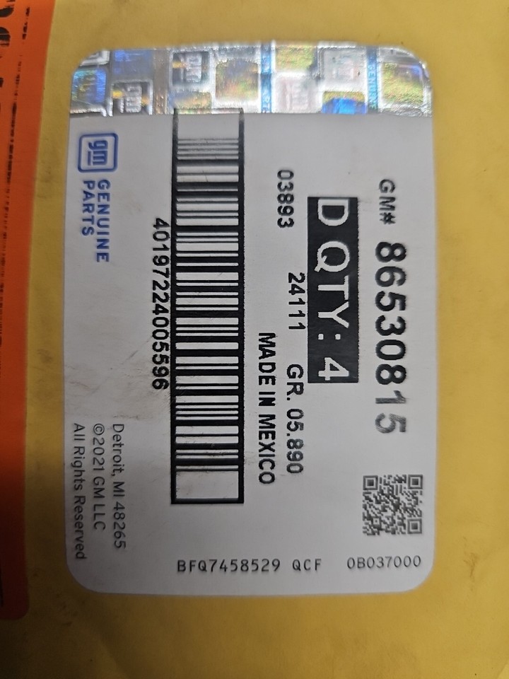 OEM 13556202 X 4 Genuine OEM 433 MHz GM Cadillac Chevrolet GMC 2020-25 ...