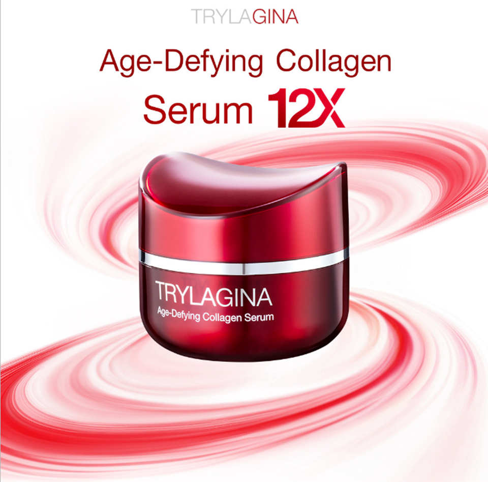 30g Trylagina Age-Defying Collagen Serum 12X Anti-Aging Wrinkle + Free ...