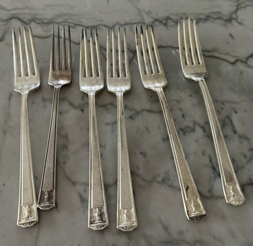 Holmes & Edwards CENTURY Pattern 1923 Silverplate Dinner Fork Lot of 6 ...