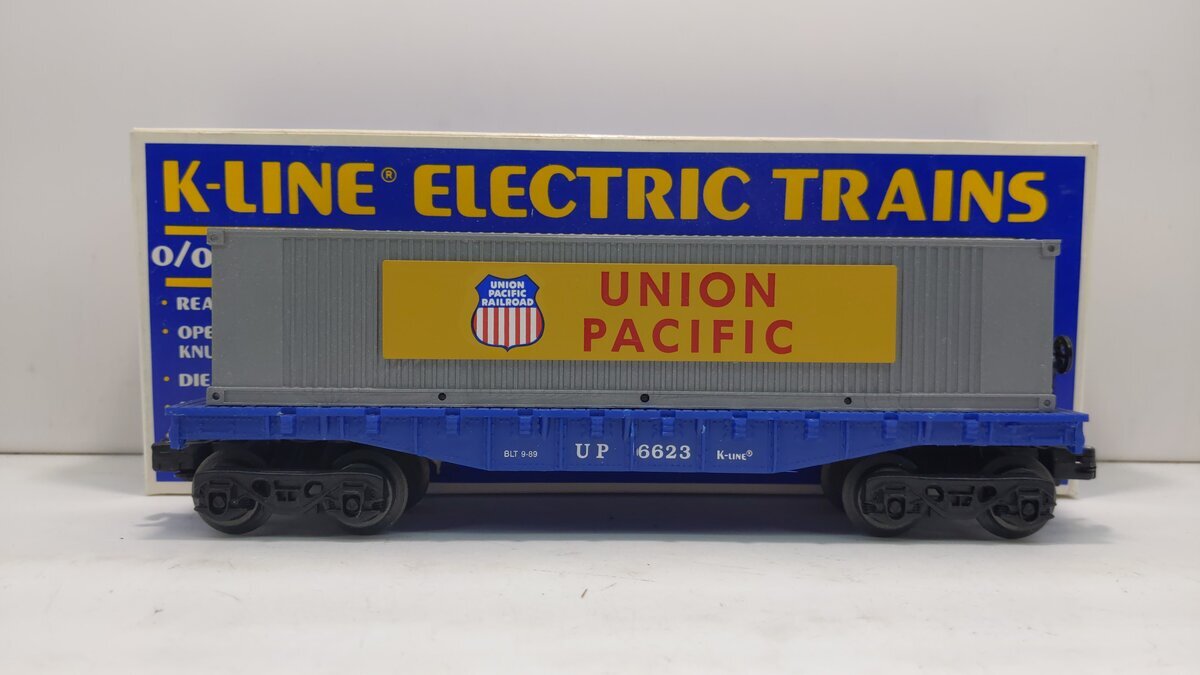 K-Line K6623 Union Pacific Container Flatcar LN/Box | eBay