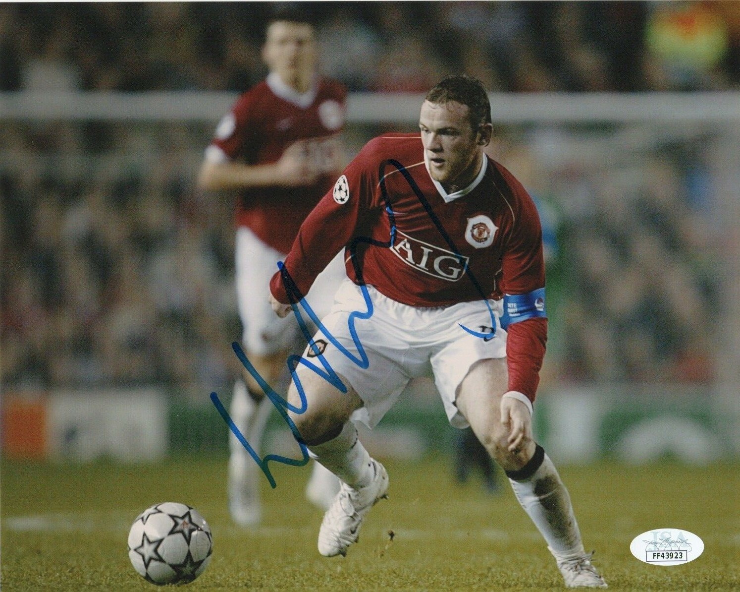 Wayne Rooney Autographed Memorabilia | Signed Photo, Jersey ...