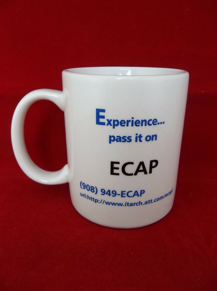 Vintage AT&T ECAP "Experience...Pass It On" Telecommunications Mug | eBay