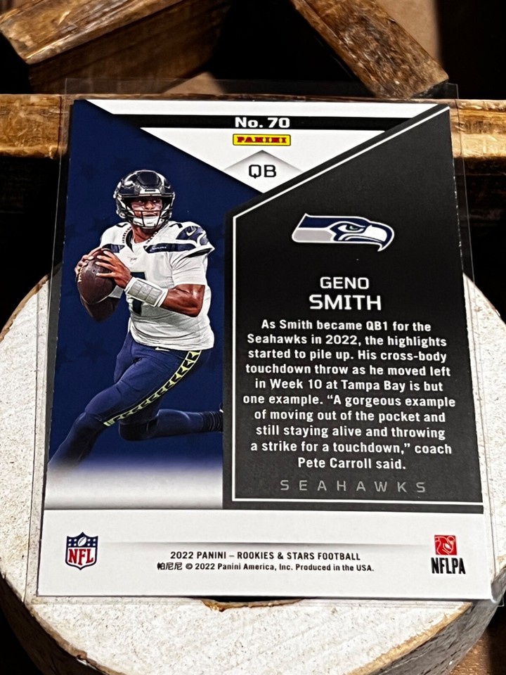 2022 ROOKIE AND STARS FOOTBALL GENO SMITH | eBay