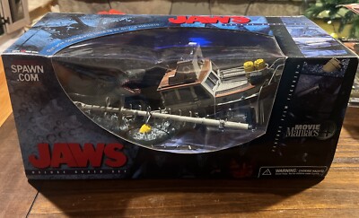 2001 McFarlane Movie Maniacs Jaws Deluxe Boxed Set Sealed in Box RARE ...