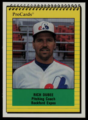 1991 ProCards Rich Dubee Rockford Expos | eBay