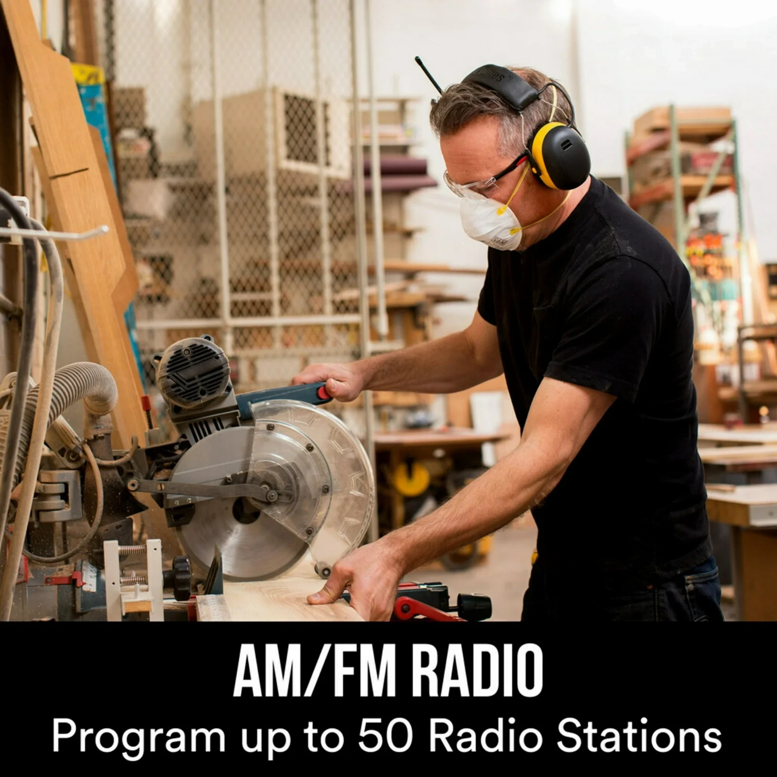 3M WorkTunes Hearing Protector with AM/FM Digital Radio | eBay