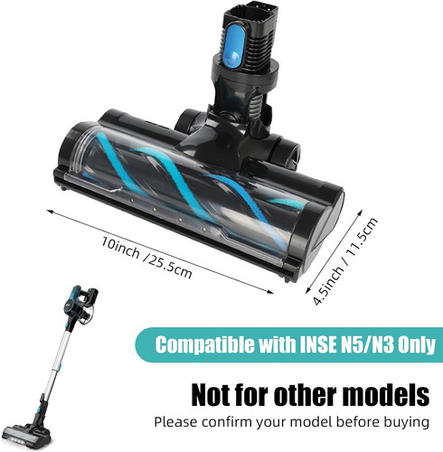 N5/N3 Vacuum Head Replacement Parts for INSE – Carpet Brush Assembly ...