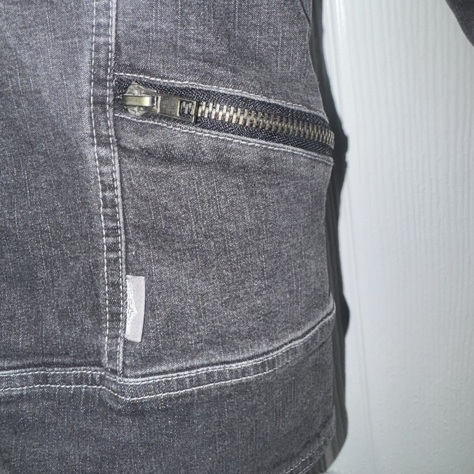 Fox Racing Denim Fitted Moto Women’s Jacket Black Size Medium | eBay