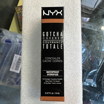 NYX Professional Makeup Gotcha Covered Concealer Deep Honey 0.27 fl.oz ...