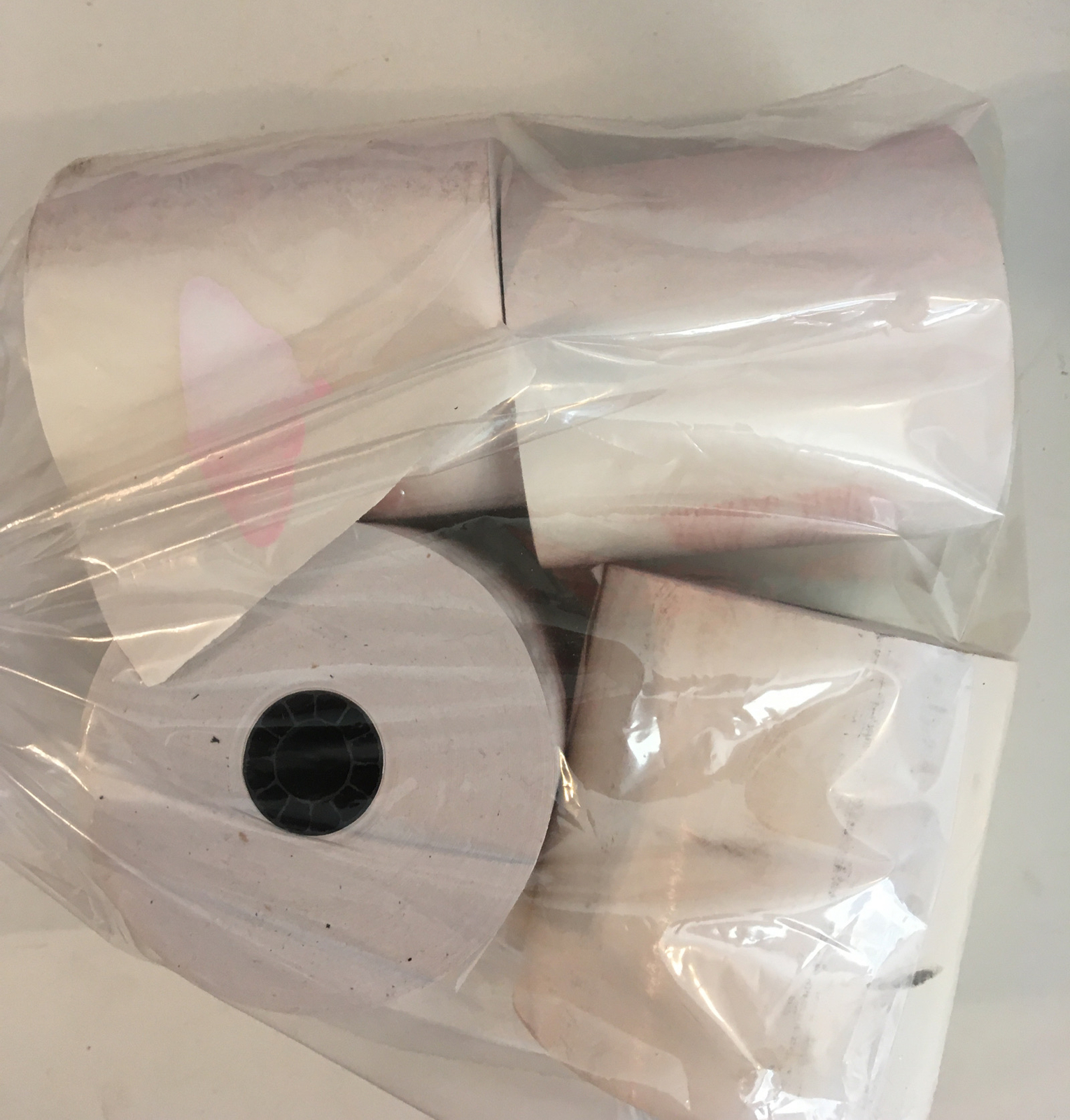 *NOS* 1 PLY THERMAL WHITE REGISTER TAPE-3 1/8" WIDE, 3" DIAMETER ROLL ...
