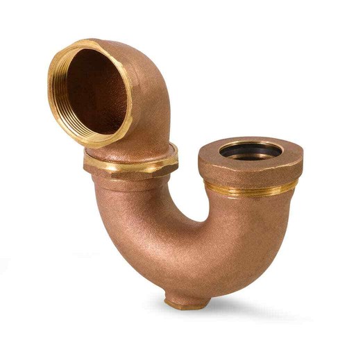 【New】2 in.IPS x1-1/2 in.LA Pattern Trap w/DrainPlug for Tubular ...