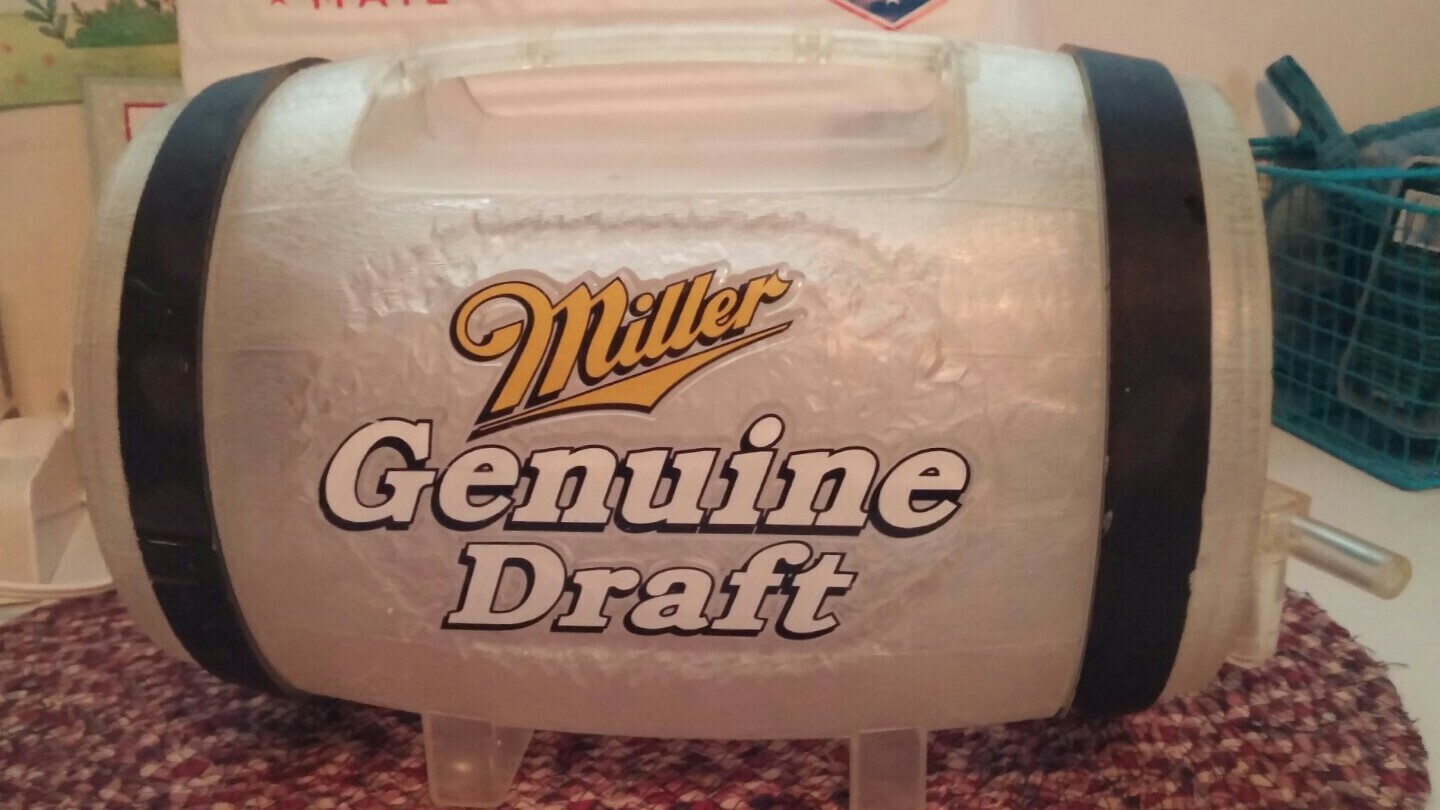 Vintage MGD Miller Beer Genuine Draft 64 oz Beer Keg Barrel Tap | eBay