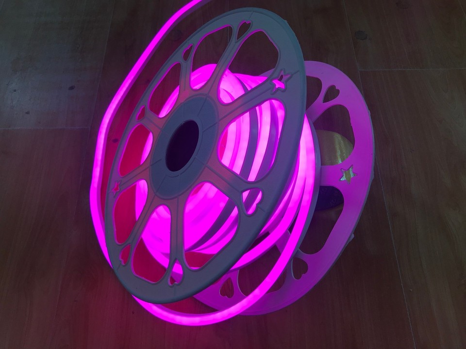 LED Flexible Neon Rope Light Room Party Commercial Lighting Strip ...