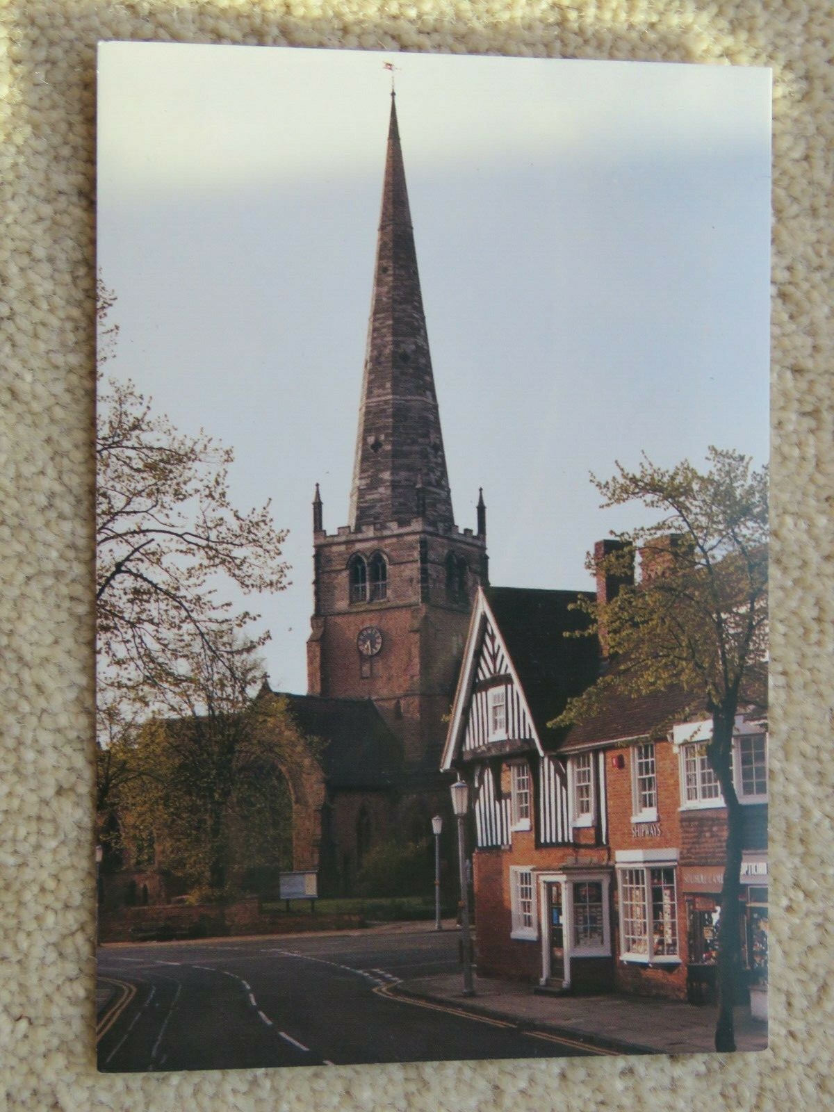 Vintage 1970s Solihull Parish Church St Alphege Real Photo Postcard ...