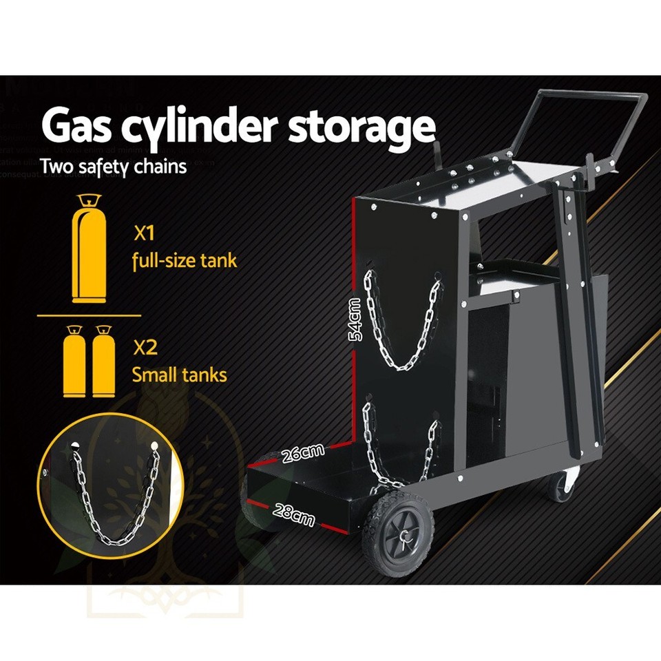 Giantz Welding Trolley Cart 4 Drawer MIG TIG ARC Welder Plasma Cutter ...