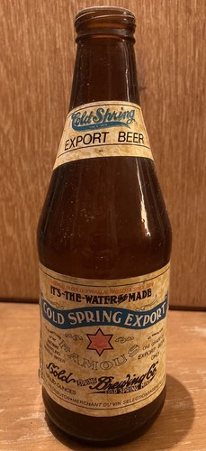 1979 Cold Spring Export 12 Oz (EMPTY) Paper Label Beer Bottle Seattle ...