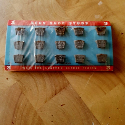 Cobblers Tools Shoe Repair Steel Segs Toe Protectors Blakeys 7 Pairs ...