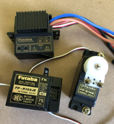 Futuba Lot UN-TESTED Futuba-S148 Futuba-R102JE Futuba MC112B Speed ...