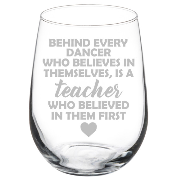 Dance Teacher Gift Stemmed / Stemless Wine Glass | eBay