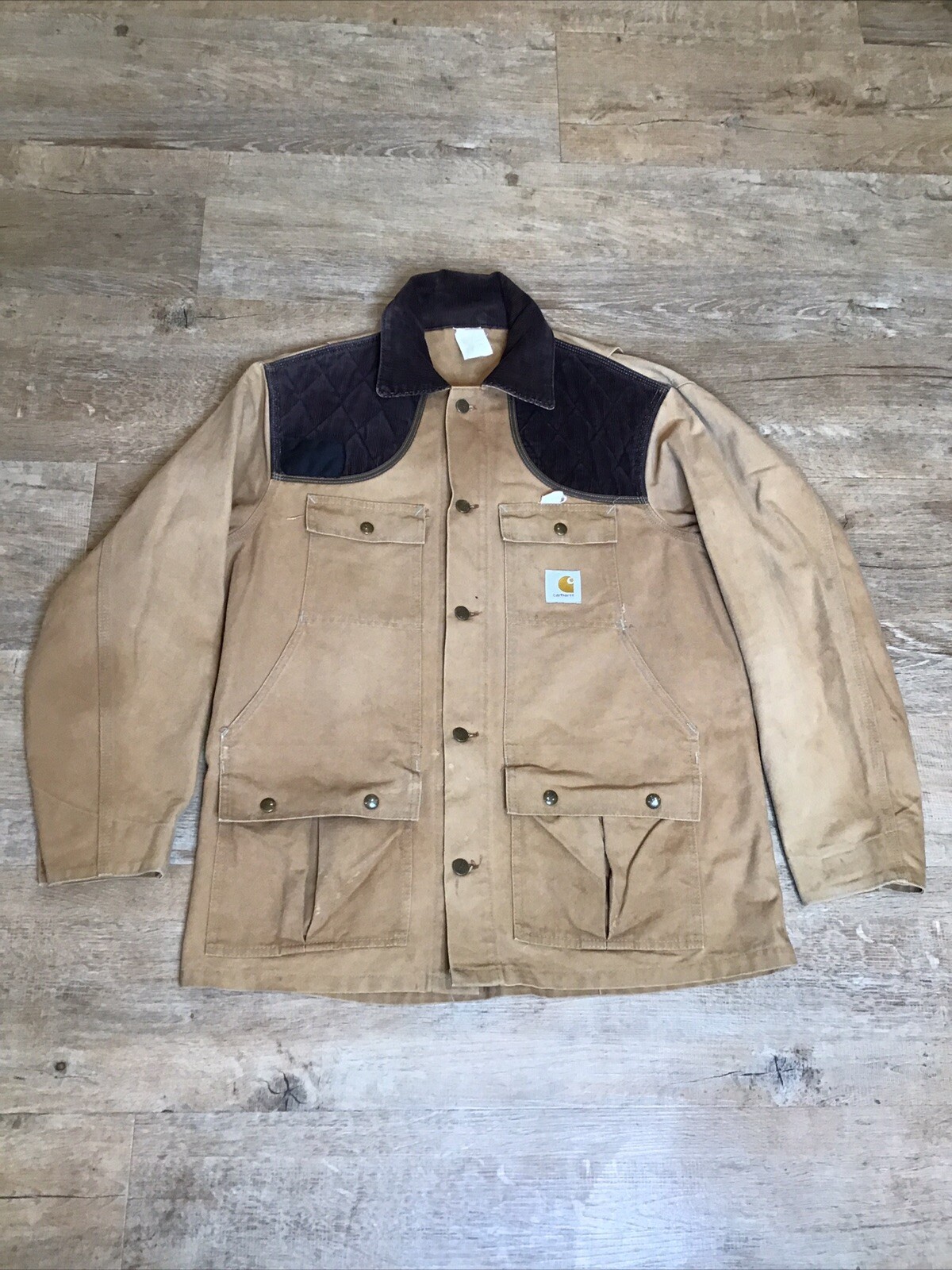 Carhartt Vintage Hunting Shooting Jacket Made In the USA Large 44 DBL ...