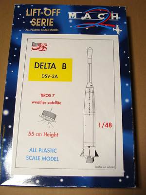 New! Mach2 LO-08 Delta B DSV-3A for TIROS 7 launch - 1:48 model kit | eBay