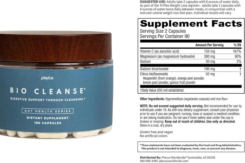 PLEXUS® Bio Cleanse® 180 ct | eBay