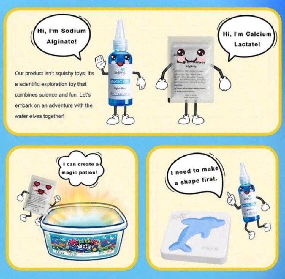 Magic Water Elf Toy Kit, Aqua Fairy Water Gel Kit, Aqua Fairy, Magic ...