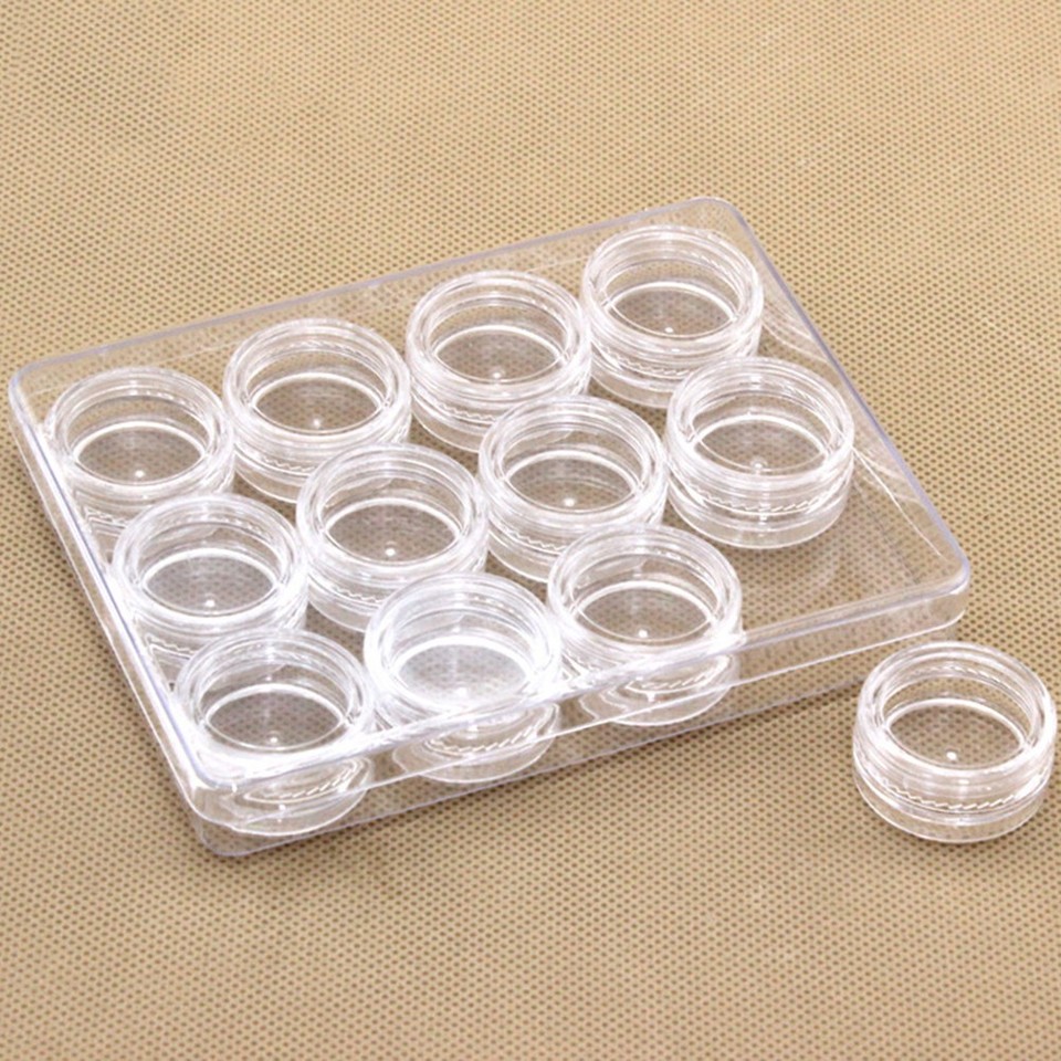 3 -Piece Storage Containers Beads Stoarge Organizer Jewelry Making ...