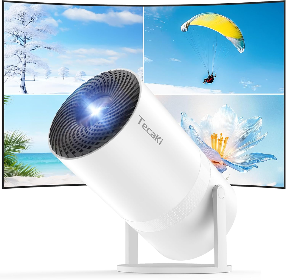Mini Projector Full HD 1080P, Portable Projector with Wifi and Two-Way ...