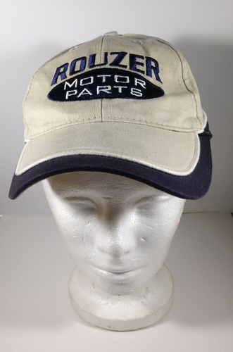 Vintage Rouzer Motor Parts Embroidered Trucker Ball Cap Canvas | eBay
