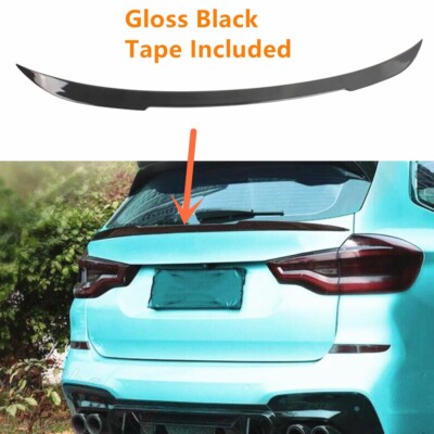 For BMW X3 G01 F97 X3M 2017-2024 Rear Boot Trunk Spoiler Middle Wing ...