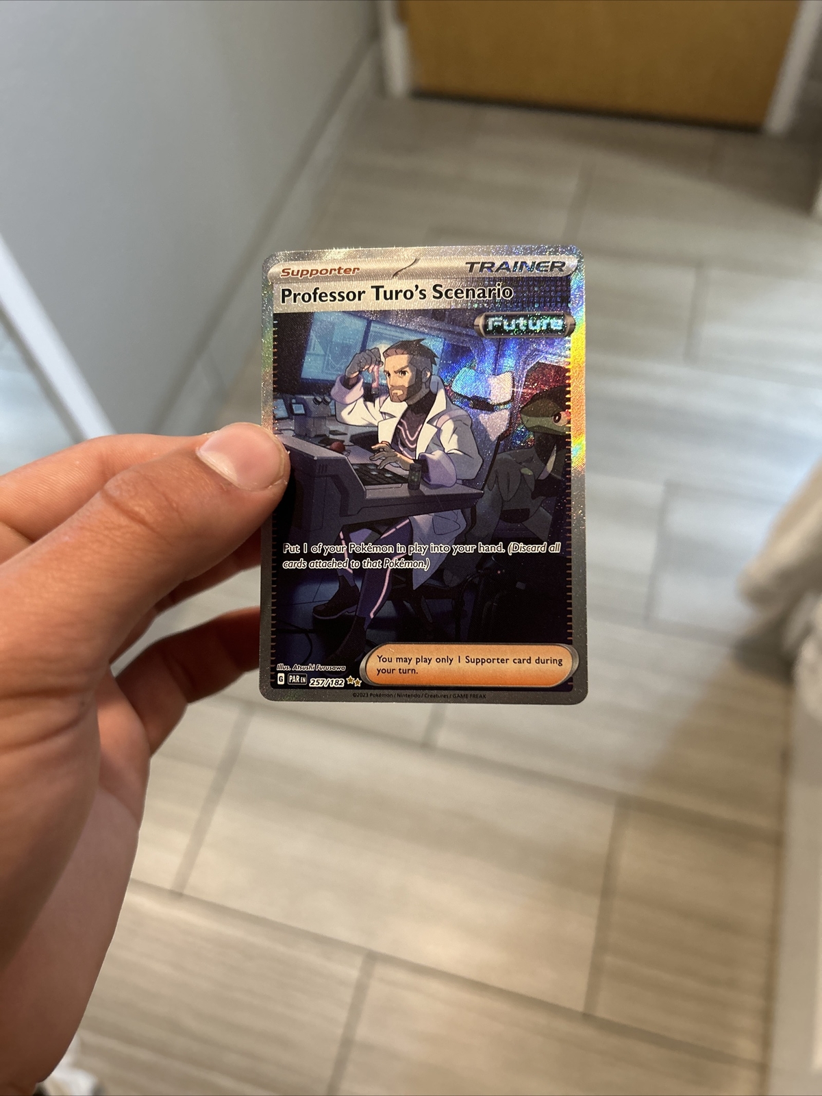 Professor turo's scenario 257/182 Full Art Secret Ultra Rare Pokemon ...