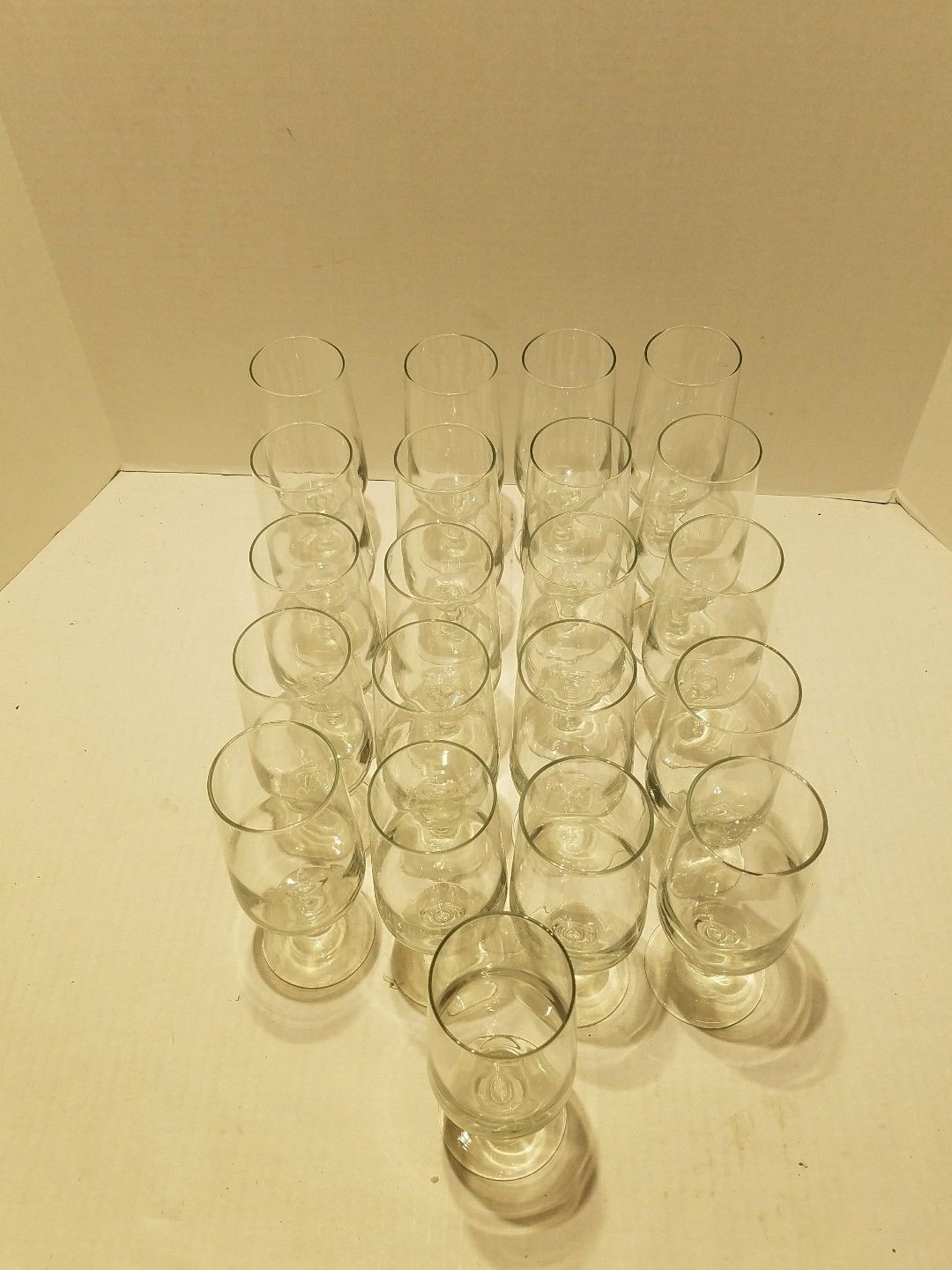 Libbey 3728 Embassy Stemware - 12 oz. Beer Glass -LOT OF 19 GLASSES | eBay