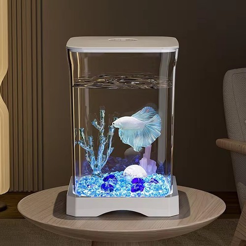 Aquarium For Bettas, Desktop Fish Tank, Betta Tank, Mini Home For Fish ...