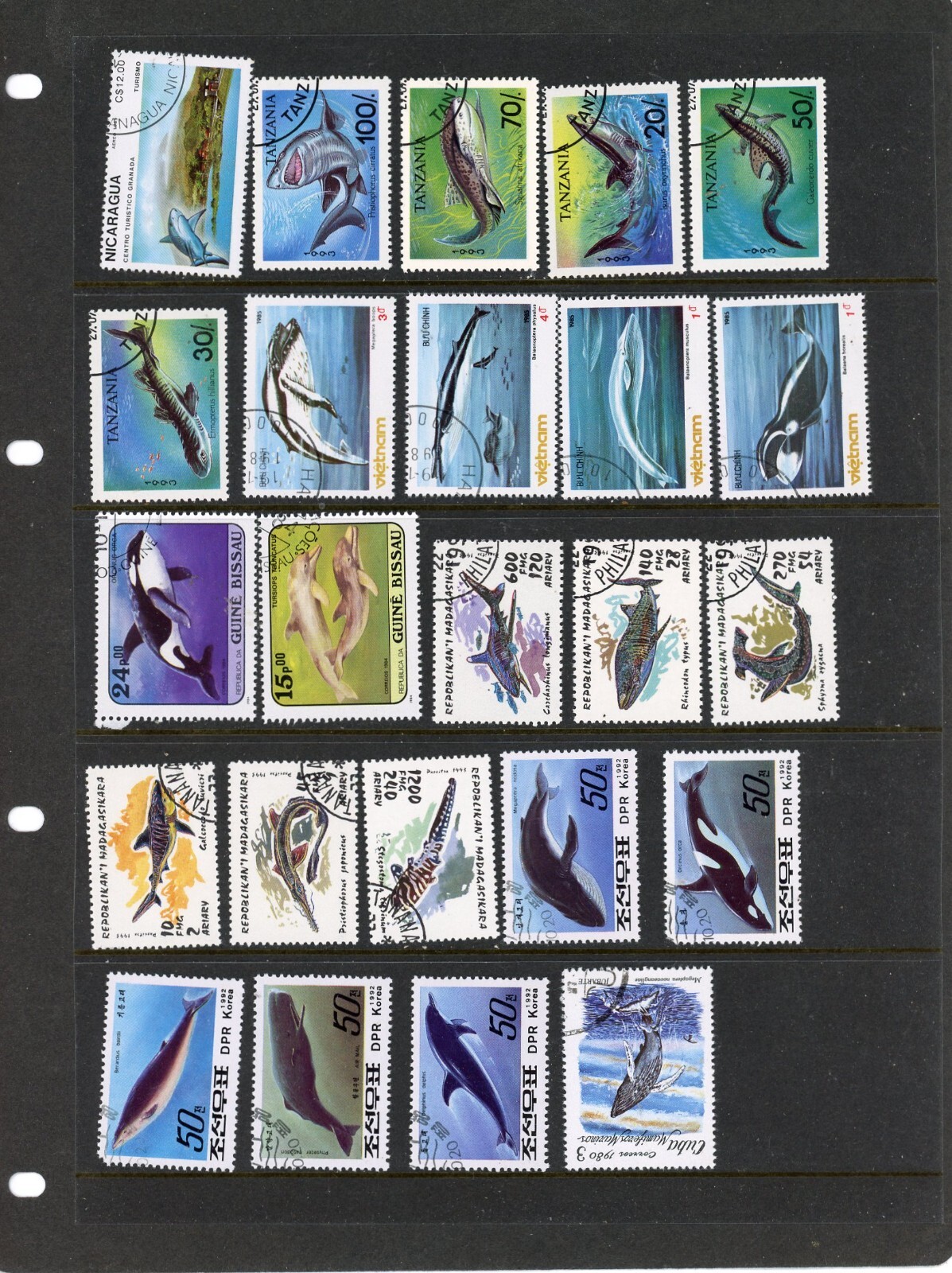 25 Stamps with Creatures of the Sea Dolphins, Orcas etc | eBay