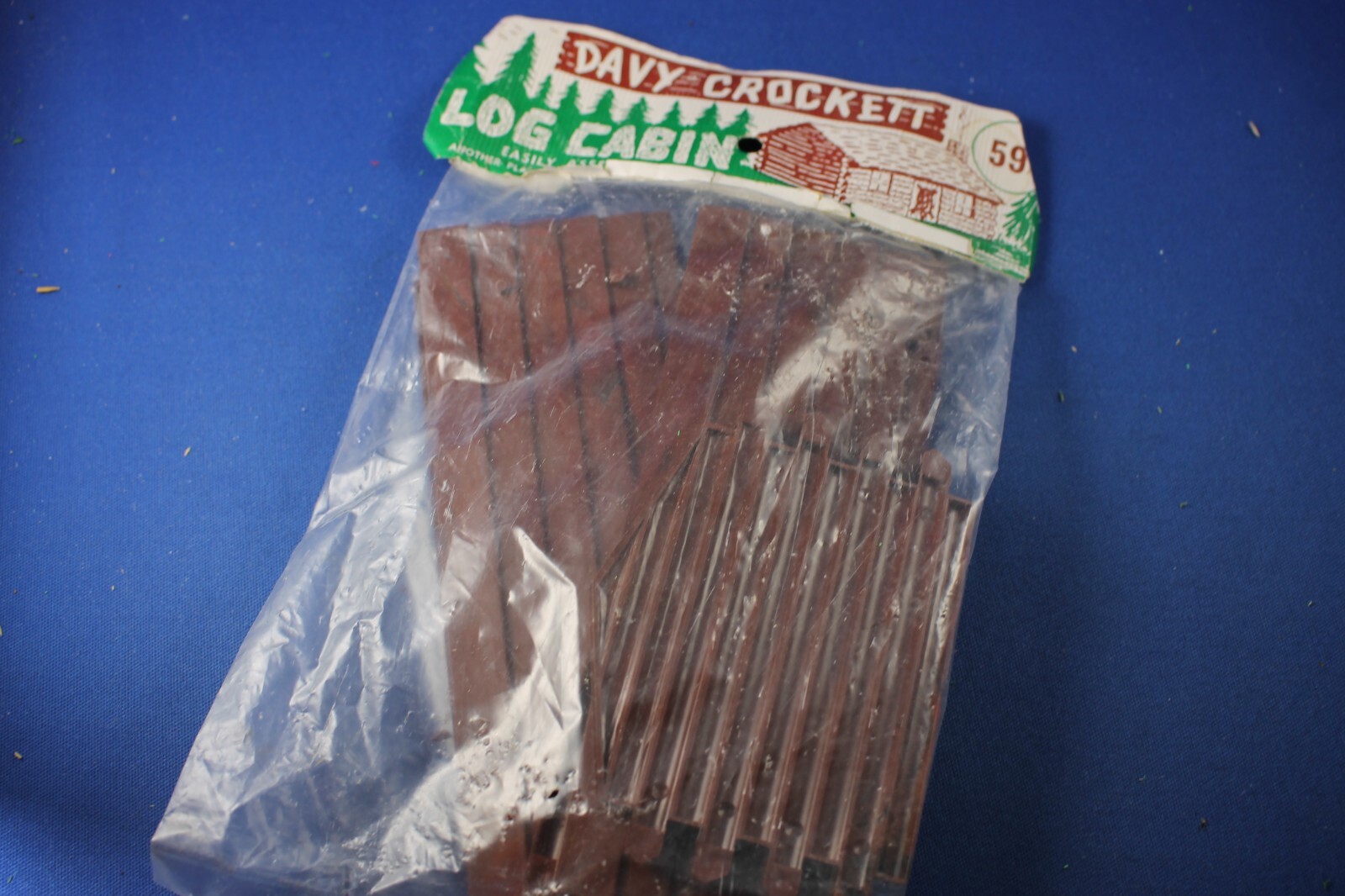 Plasticville - O-O27 - #Davy Crockett Log Cabin - Poly Bag - COMPLETE ...