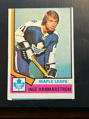 1974-75 Topps #88 Inge Hammarstrom RC | eBay