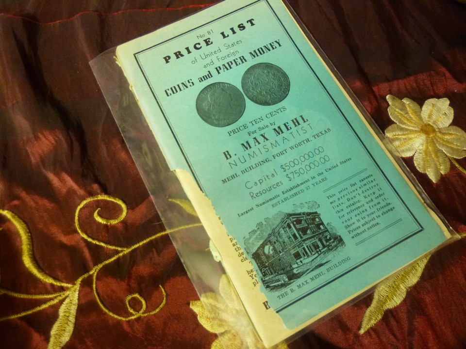 B. Max Mehl No. 81 price list | eBay