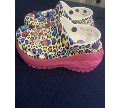 Lisa Frank Mega Crush Crocs Size UK 4 | eBay UK