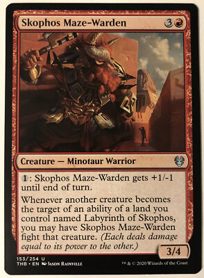 MTG Skophos Maze-Warden Theros Beyond Death 153/254 Regular Uncommon | eBay