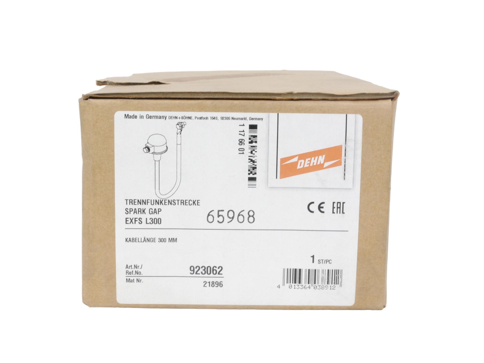 DEHN EXFS-L300 ID 923062 TRENNFUNKENSTRECKE | eBay