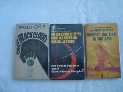 OCTOBER THE FIRST IS TOO LATE, +2 more CLASSIC SciFi PB, by FRED HOYLE ...