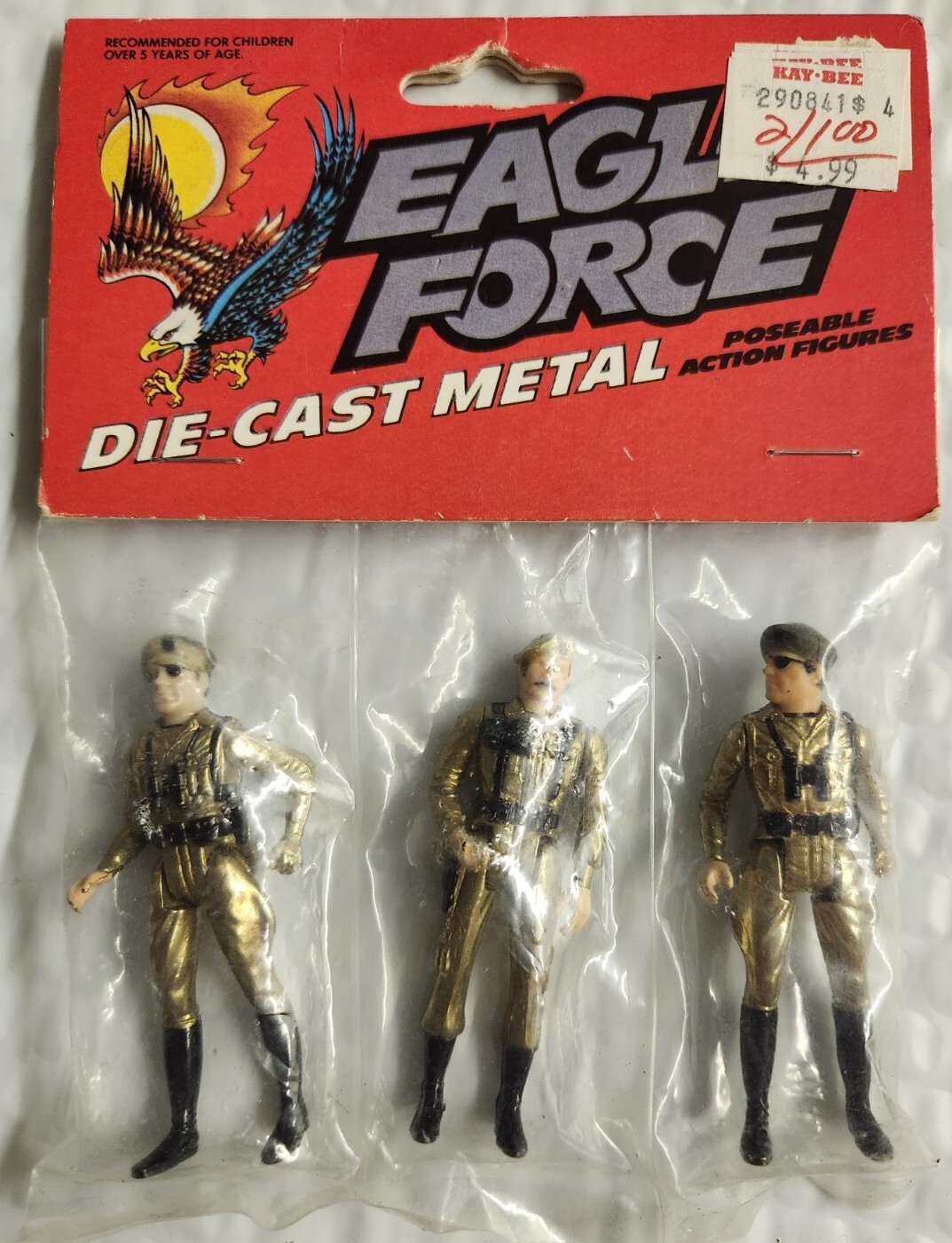 Mego Eagle Force 3 Pack Die-Cast Figures MOC 1981 | eBay