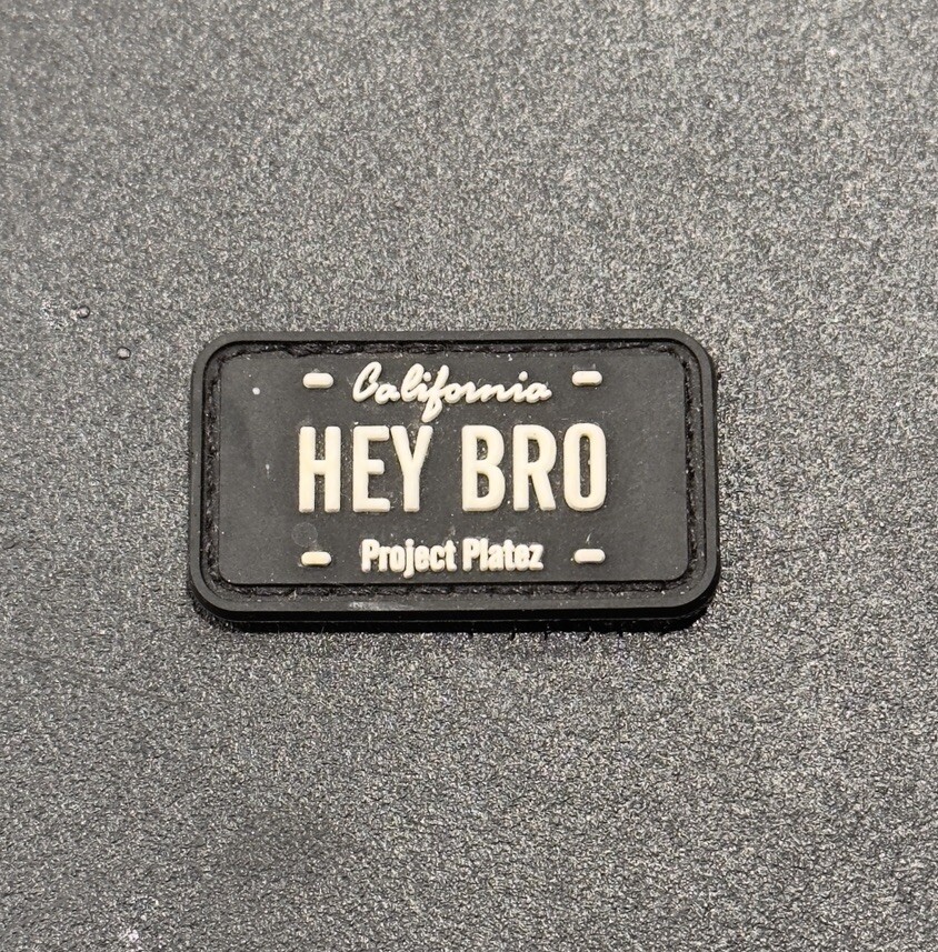 Project Platez California Hey Bro Ranger Eye RE Patch PVC EDC Rare ...