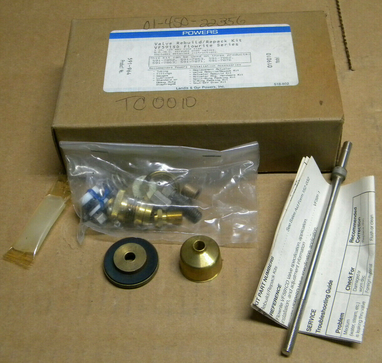 Powers 591-964 VF591SD Flowrite Valve Rebuild/Repack Kit | eBay