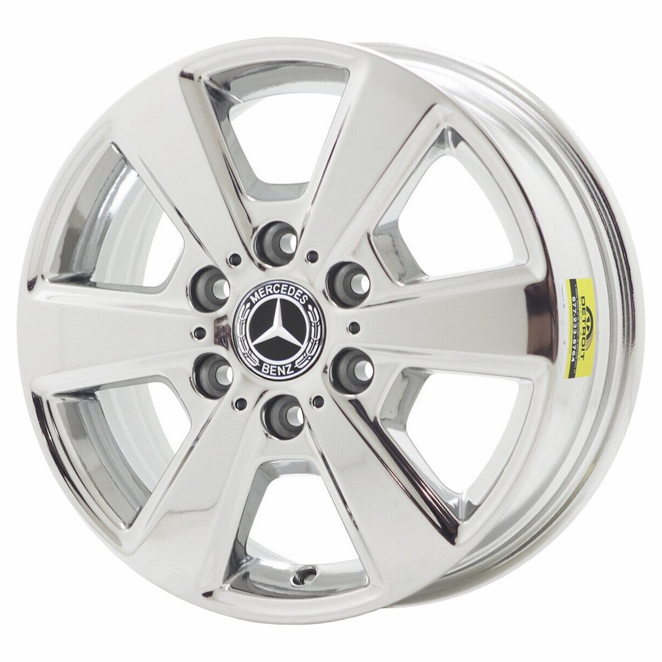 16" MERCEDES-BENZ SPRINTER 1500 PVD BRIGHT CHROME WHEELS-C RIMS FACTORY ...